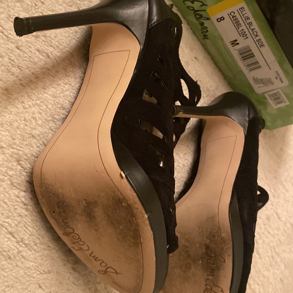 Sam Edelman | Shoes | Sam Edelman Ellie Black Suede Size | Poshmark